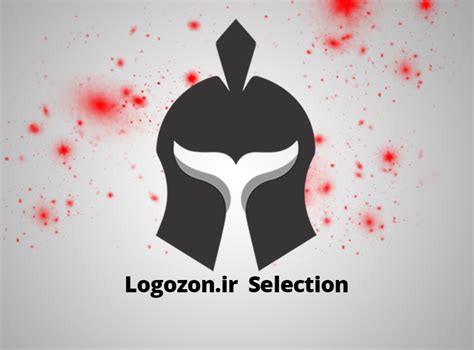 لوگو طرح کلاه خود و دم ماهی لوگوزون