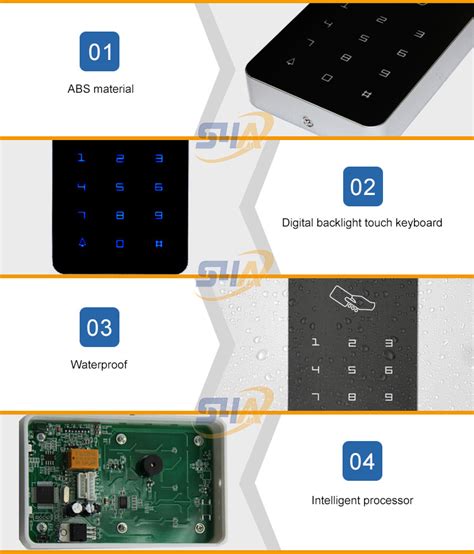 Touch Screen Keypad Rfid Card Reader Access Control OEM Manufacturer S4A Access Control