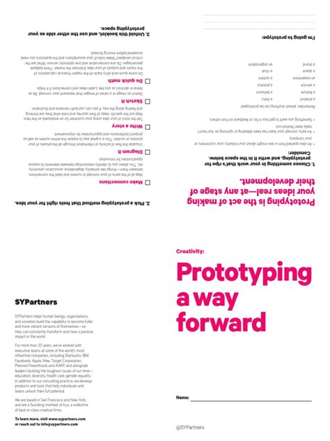 Prototyping Worksheet V07cmk Pdf Pdf Prototype Concept