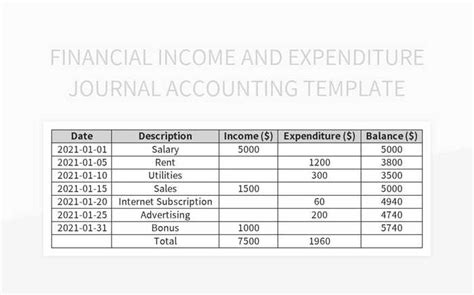 日記帳會計的財務收支追蹤模板 Excel模板範本素材免費下載 Pikbest