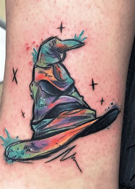 Sorting Hat Tattoo Design Images Sorting Hat Ink Design Ideas