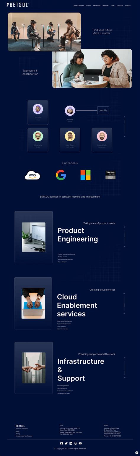 Betsol Website Redesign On Behance