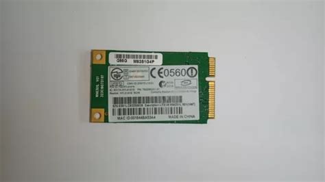 Placa Mini Pci Wireless Wifi Realtek Rtl8187b Do Notebook Parcelamento Sem Juros