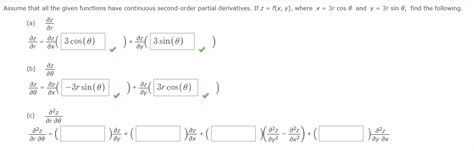 Solved Assume That All The Given Functions Have Continuous