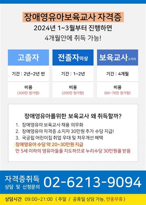 어린이집 구인 영등포구육아종합지원센터