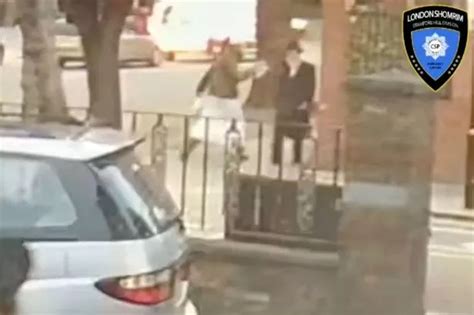 Terrifying Moment Machete Wielding Man Smashes Through Elderly Couples