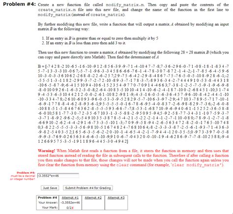 Problem 4 Create A New Function File Called Modify