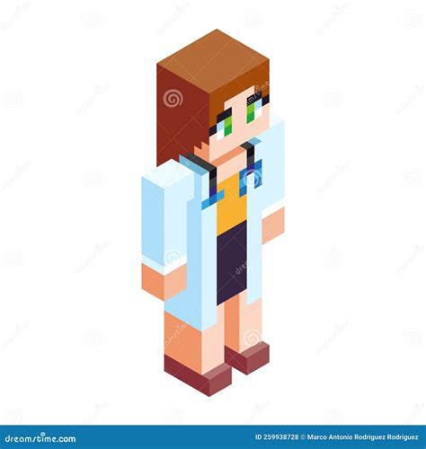Isolated Medical Minecraft Vector Illustration Stock Vector Illustration Of Mosaic Color