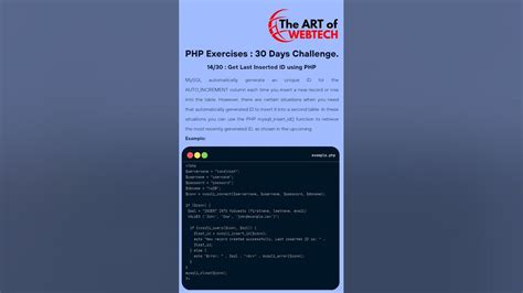 Php Series 1430 Get Last Inserted Id In Mysql Table Php Youtube