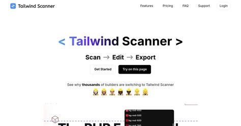 Tailwind Scanner Inspect Edit And Export Tailwind Css Code