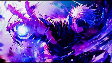 Gojo Hollow Purple Wallpaper Live Wallpapers Purple Wallpaper Anime