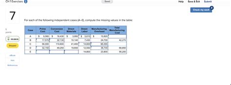 Solved Ch 1 Exercises I Saved Help Save And Exit Submit 3