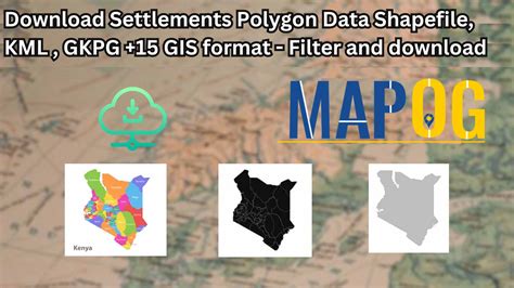 Download Settlements Polygon Data In Shapefile Kml Mid 15 Gis Formats