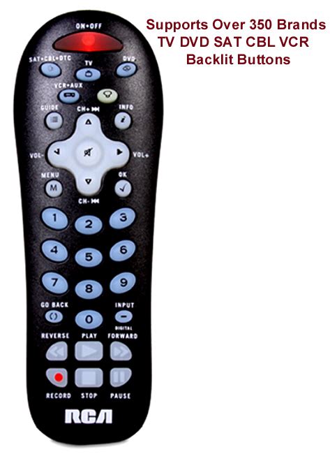 Dropship Wholesale RCA 4 Function Remote Control