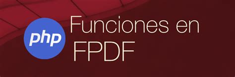 funciones en fpdf