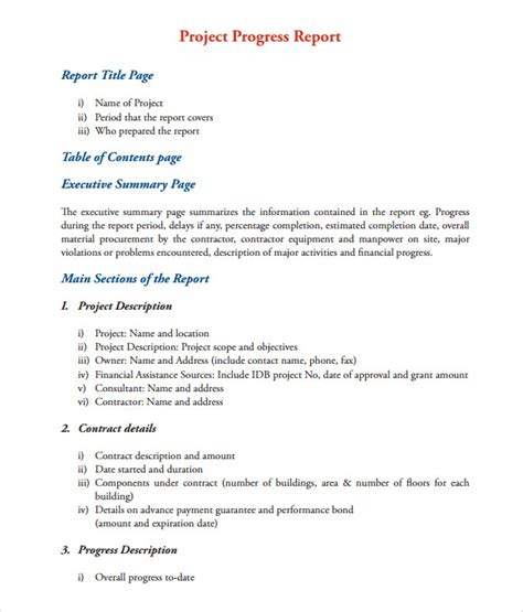 14 Sample Project Status Reports Sample Templates