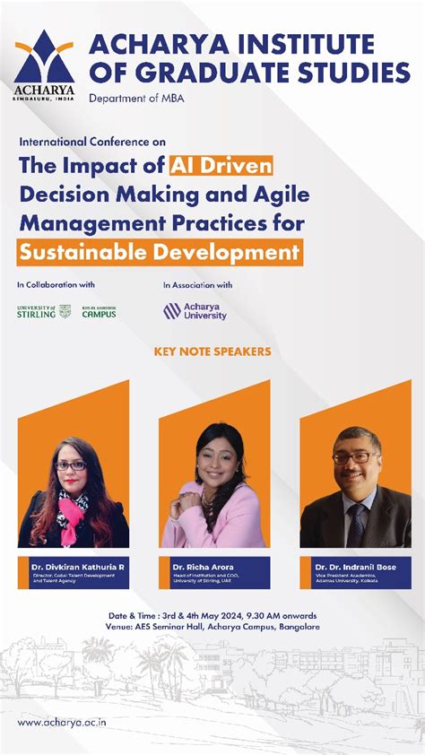 AI And Agile Management At The International Conference UNIVERSITY OF STIRLING UAE
