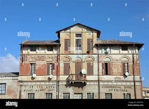 Commercial Bank Of Eritrea Building In Asmara Stock Photo Alamy