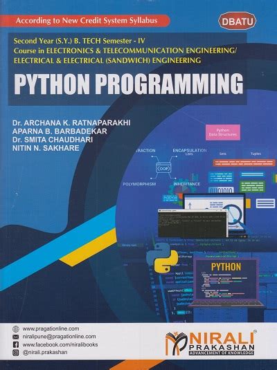 python programming second year sy b tech semester 4 electrical