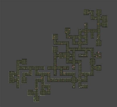 my attempt procedural dungeon generator r proceduralgeneration