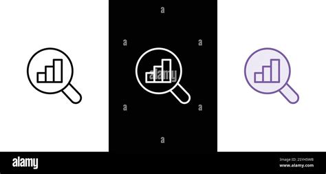 Data Analysis Icon Vector Set Profit Graph Illustration Stock Vector Image And Art Alamy