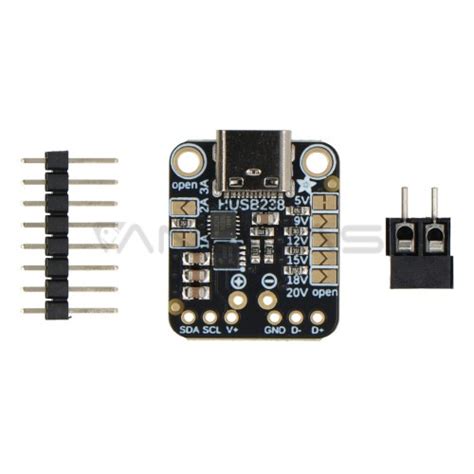 Power Delivery Dummy Breakout Power Module With Usb C Connector Husb238 Adafruit 5807