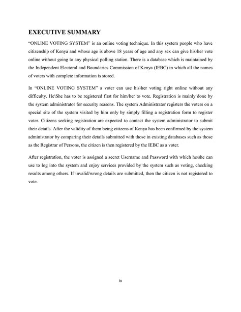 Project Report Online Voting System Docx