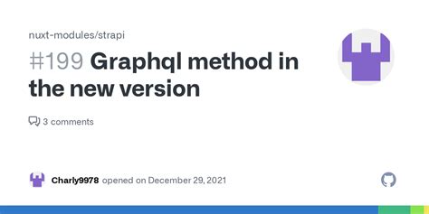 graphql method in the new version · issue 199 · nuxt modules strapi · github