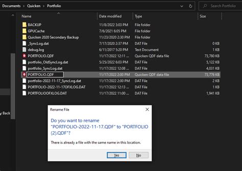How Do I Overwrite A Portfolio File With A Backup And Keep The Same Old