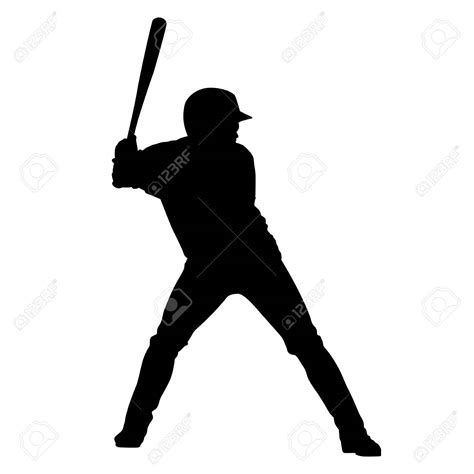 Baseball Player Silhouette Clipart 10 Free Cliparts Download Images
