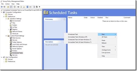 Run Powershell Script As Immediate Scheduled Tasks With Group Policy Rpowershell