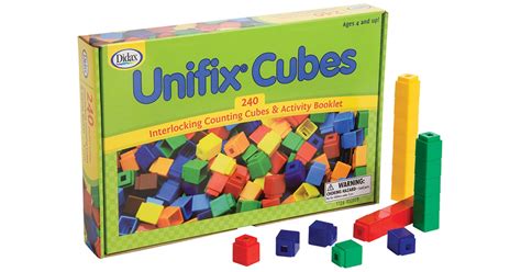UNIFIX Cubes For Pattern Building Per Pack DD Didax Unifix