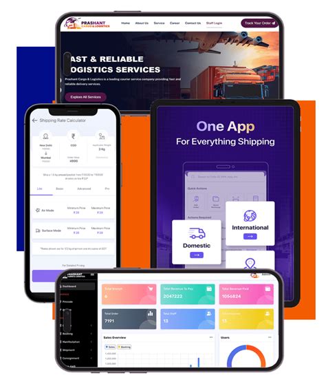 Logistic Courier And Transport Booking And Tracking Management Software