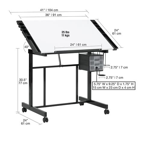 Drafting Table Table Dimensions At Miguel Tardiff Blog