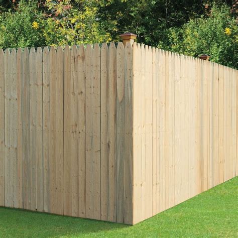 French Gothic Wood Fence Pickets The Home Depot
