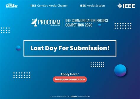 Ieee Comsoc Kerala Chapter On Linkedin Ieeecomsocks Procomm2020 Ieeecomsoc