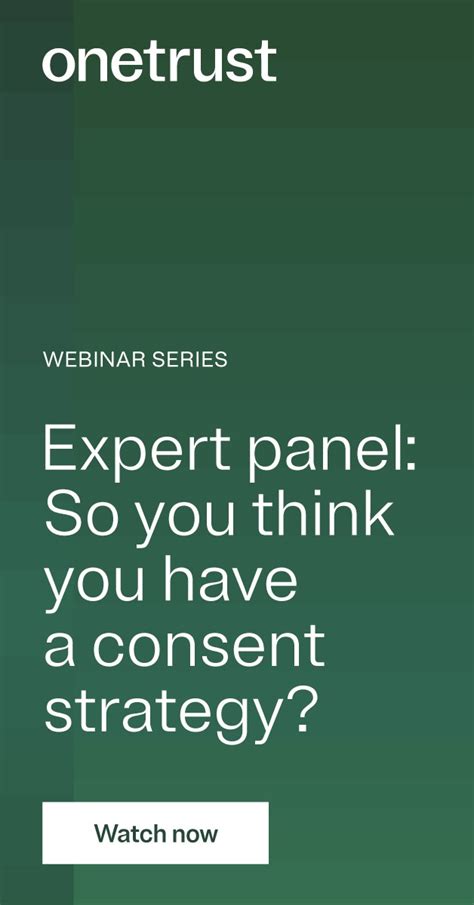 Onetrust On Linkedin Expert Panel So You Think You Have A Consent Strategy