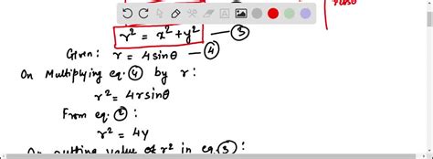 solved convert the polar equation r 4sin theta to a rectangular equation