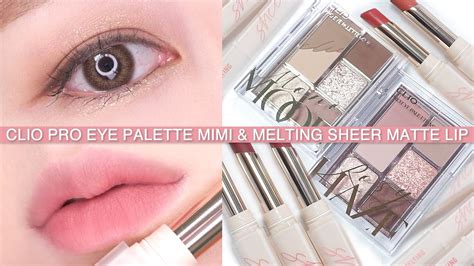 클리오 프로 아이 팔레트 미니 And 멜팅 쉬어 매트립 전색상 리뷰 헤라 스파이시 누드 볼륨 매트와 비교 있음🙌🏻 쏭비ssongbee Youtube