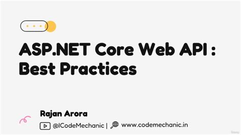 Aspnet Core Web Api Best Practices Comidoc