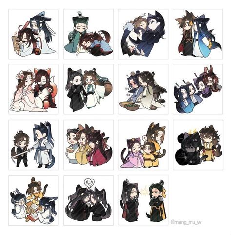 Pin By 🪷💜wei Shixia💜🪷 On Mxtx Gusu Chibi Novel Characters