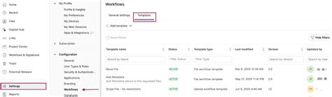 Workflow Templates Overview Egnyte