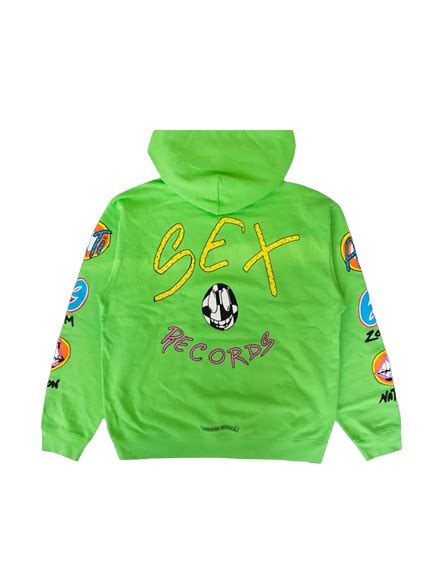 Sex Records Green Hoodie America Jackets Order