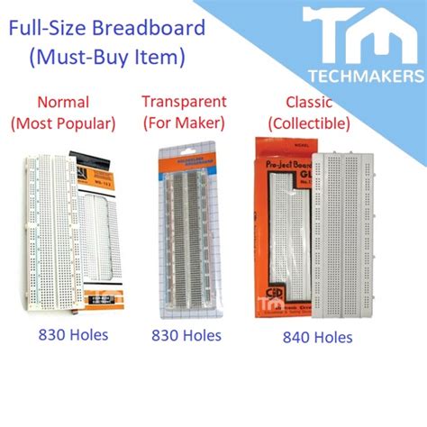 Full Size Breadboard Mb102 Mb 102 830840hole Point Solderless Project