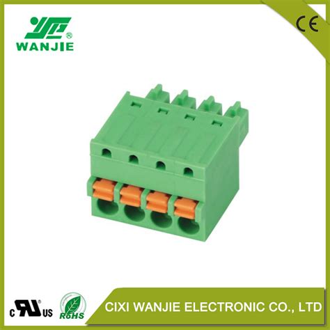 Pluggable Screwless Terminal Connector 2 5mm 3 5mm 3 81mm 5 0mm 5 08mm PCB Terminal Block