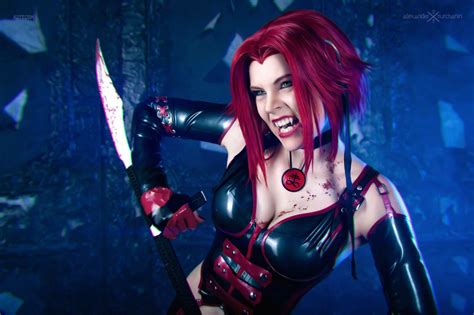 Bloodrayne Cosplay Brimstone Societys Agent Rayne Is Slaying Bell
