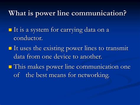 Ppt Power Line Communication Powerpoint Presentation Free Download Id818769