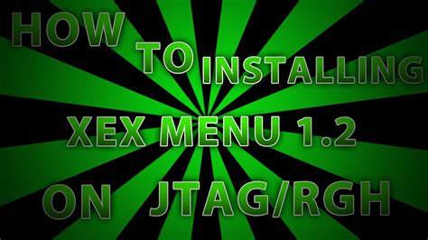 how to installing xexmenu1 2 2014 jtag tutorials 1 youtube