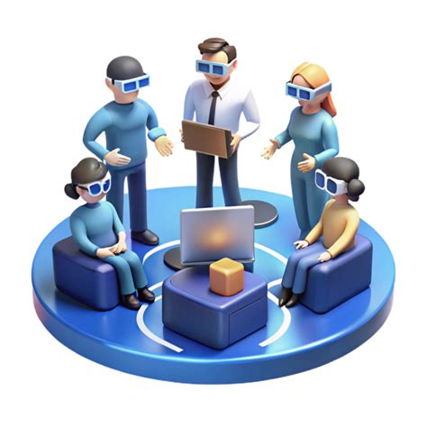 Extraordinary Minimalist Virtual Reality Collaboration Immersive Group