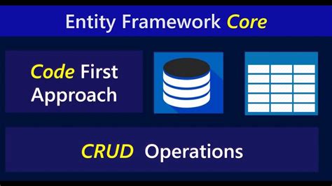 Entity Framework Core Code First Crud Operations In Aspnet Core
